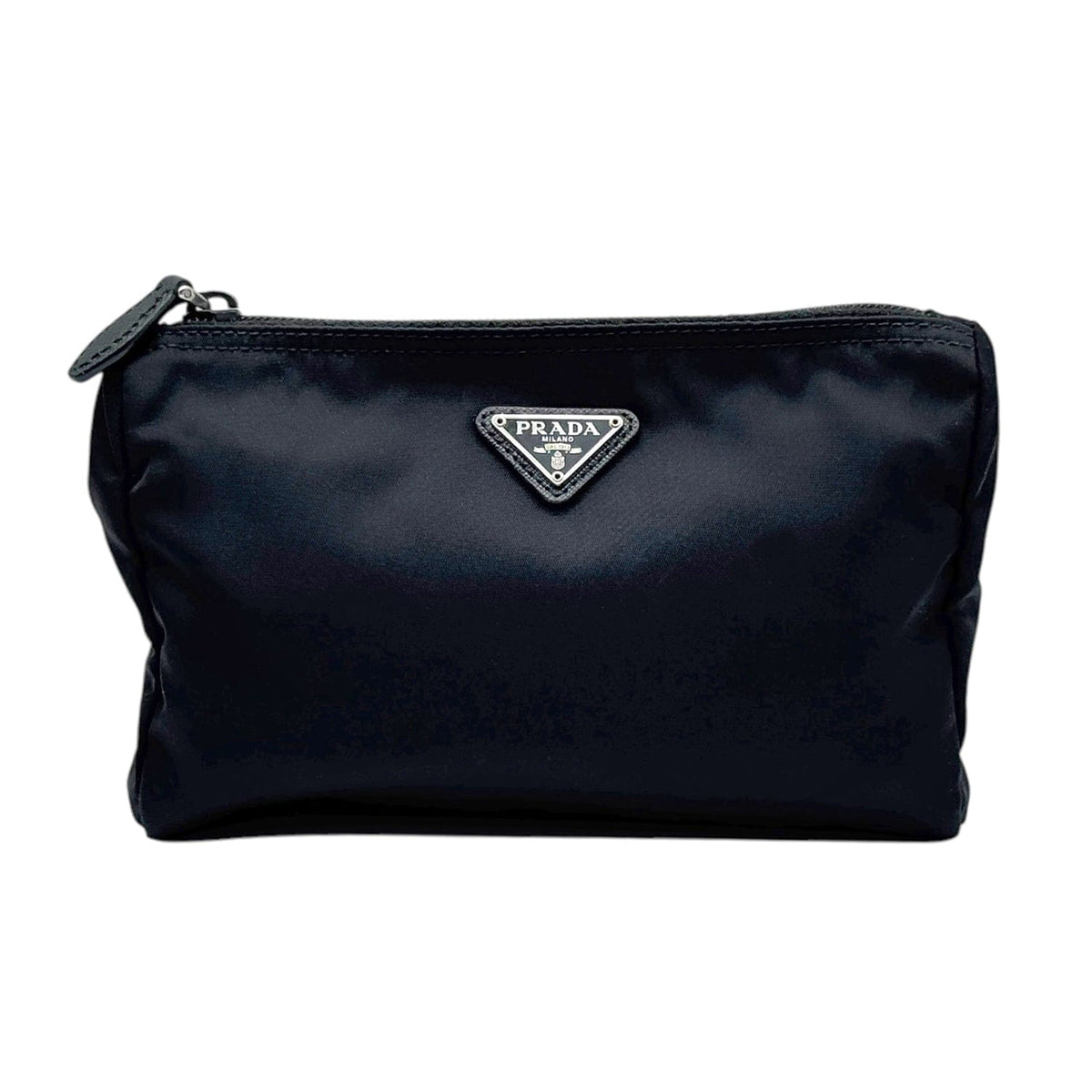 prada makeup bag triangle